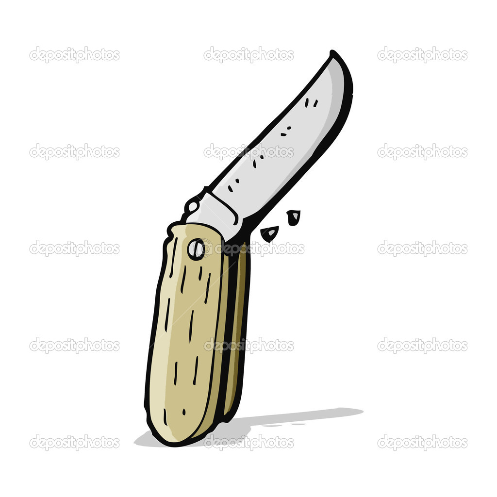 Cartoon folding knife Stock Vector by ©lineartestpilot 49412365