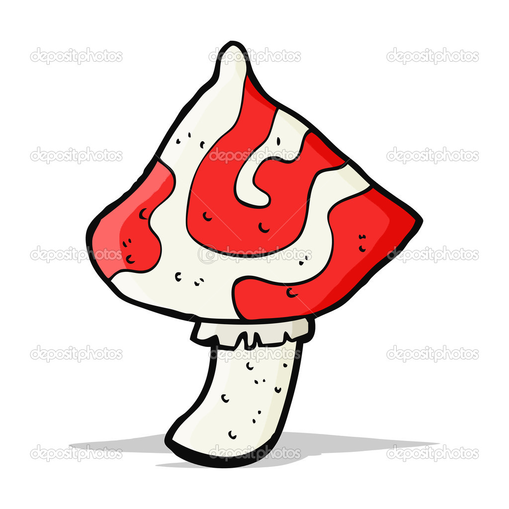Cartoon toadstool Stock Illustration by ©lineartestpilot #49556045