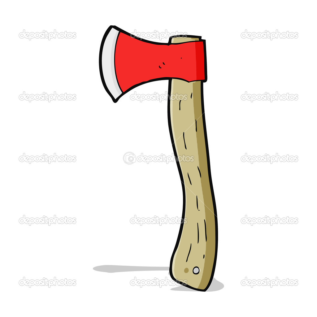 Hacha de dibujos animados Vector de stock por ©lineartestpilot 49559105