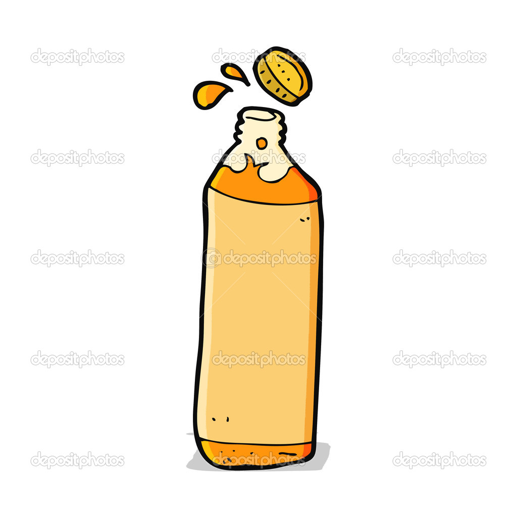 Cartoon juice bottle Stock Illustration by ©lineartestpilot #49561203