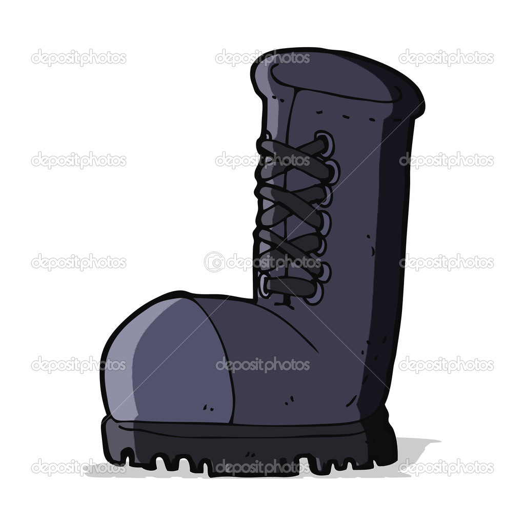 Work Boots Cartoon