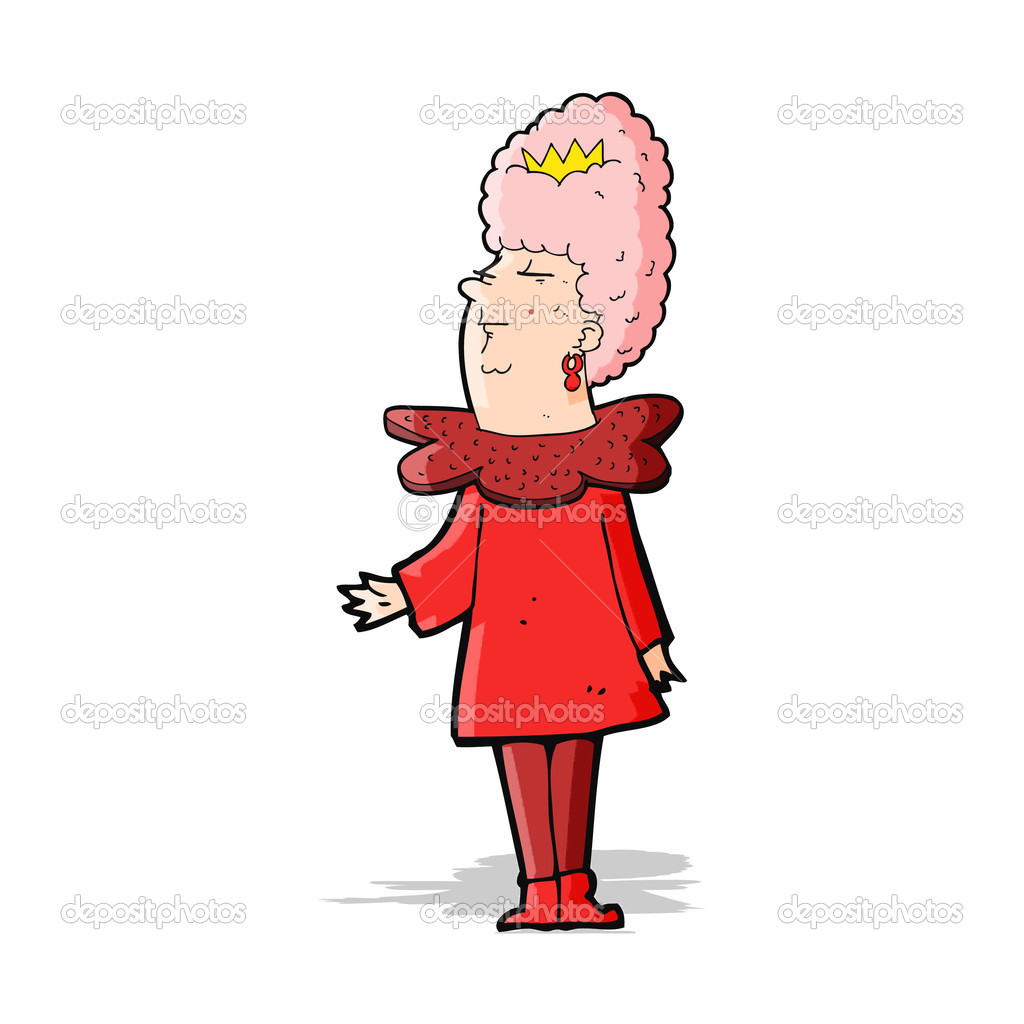 Cartoon queen Stock Vector Image by ©lineartestpilot #49568073