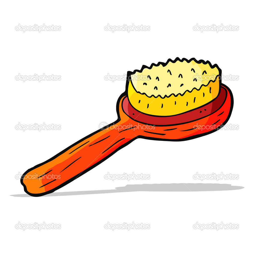 Cepillo viejos dibujos animados — Archivo Imágenes Vectoriales ...