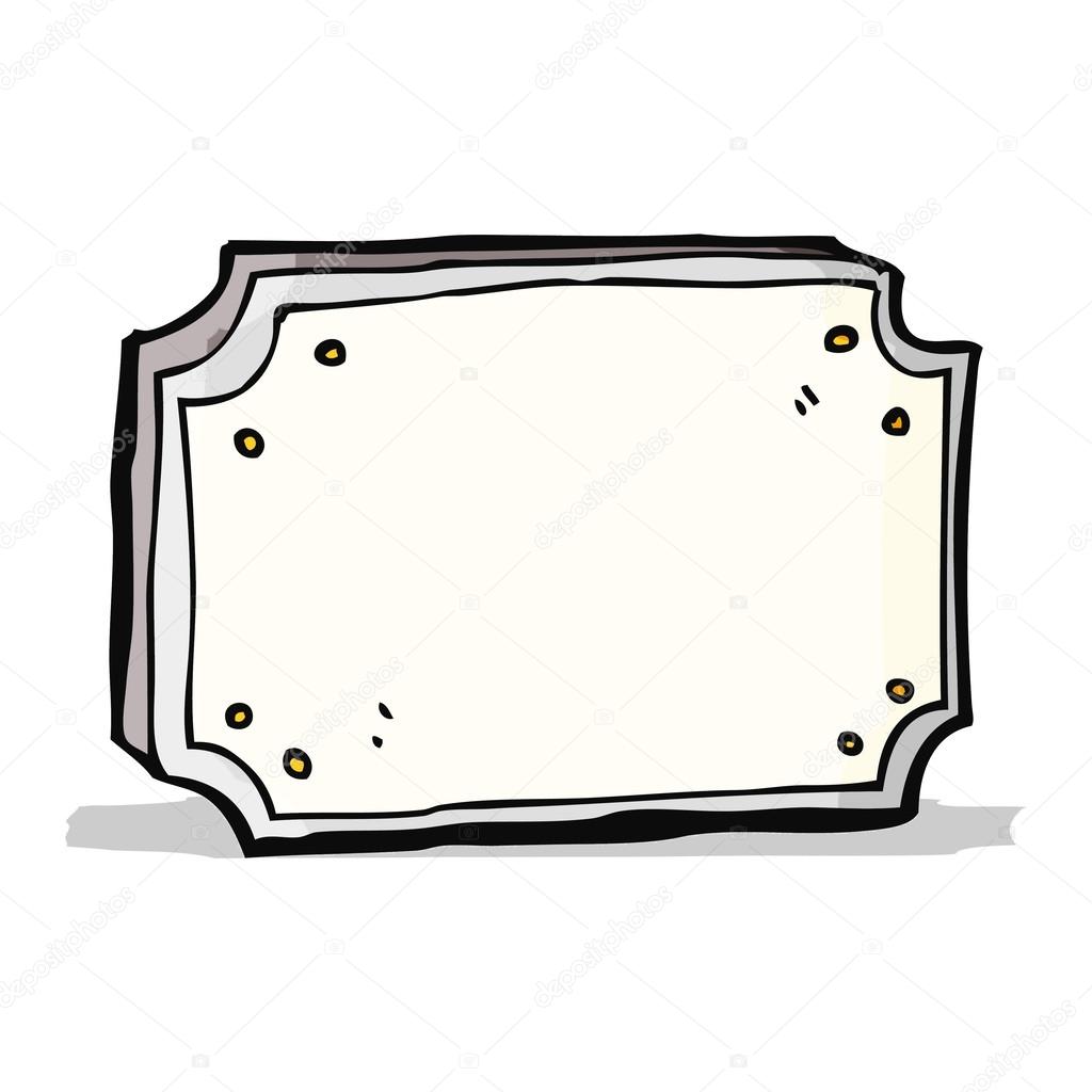 Caricatura viejo signo Vector de stock por ©lineartestpilot 49679327