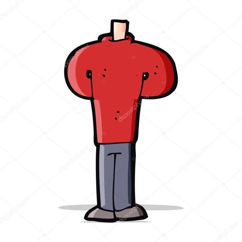Cartoon body standing still (mix and match cartoons or add own Stock ...