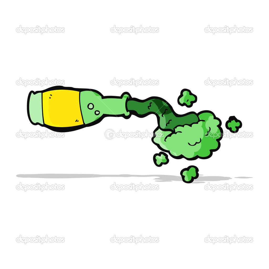 Cartoon spilled green potion Stock Vector by ©lineartestpilot 49972895