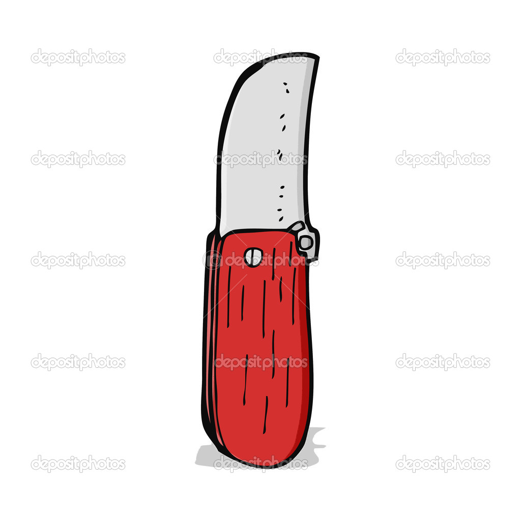 Cartoon folding knife Stock Illustration by ©lineartestpilot #49973147