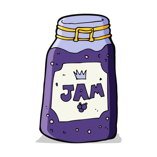 cartoon jam jar — Stock Vector © lineartestpilot #20415159