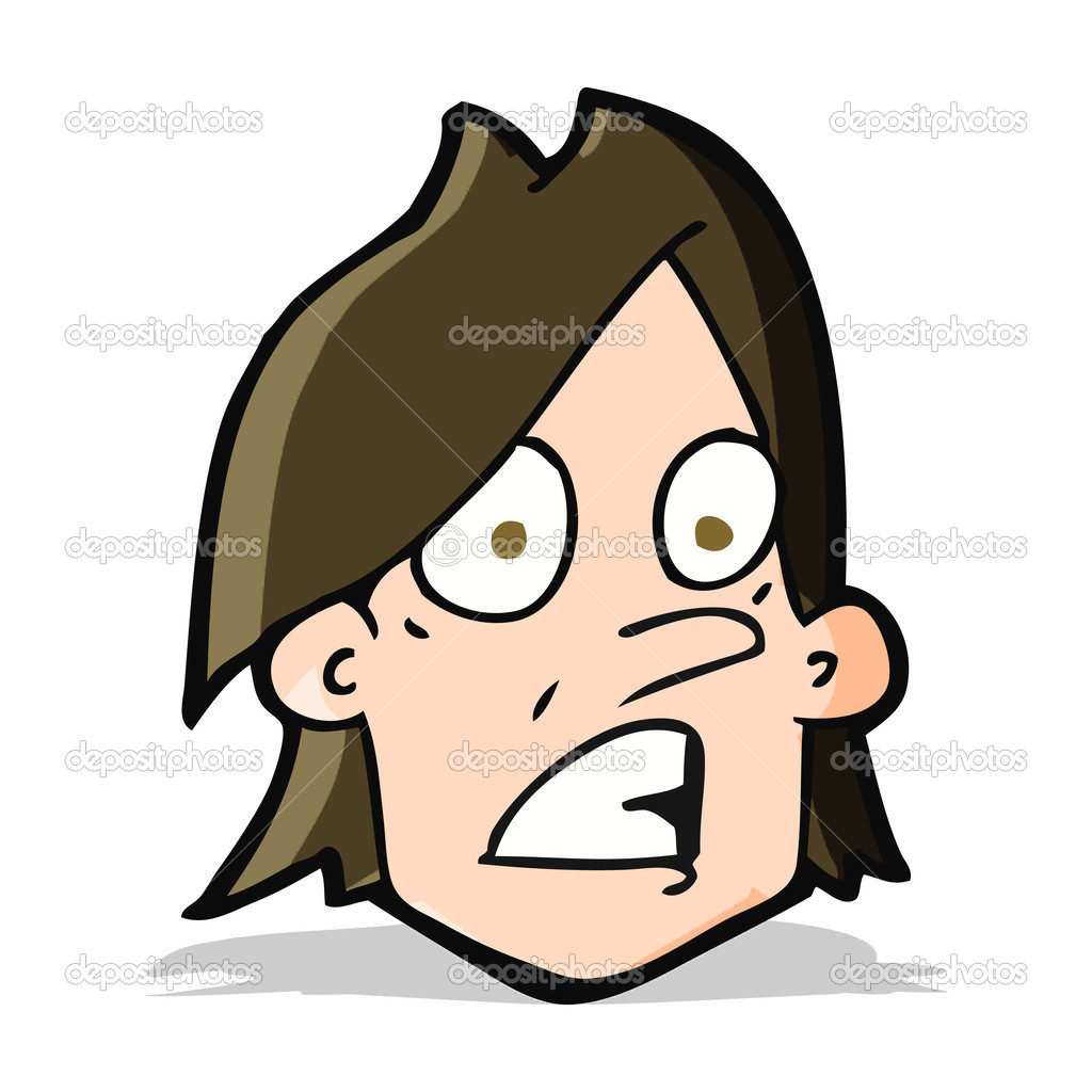 Dibujos Animados De Caras De Personas Asustadas Cara De Susto