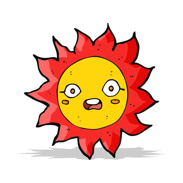 Grinning sun cartoon character Stock Vector by ©lineartestpilot 21538409