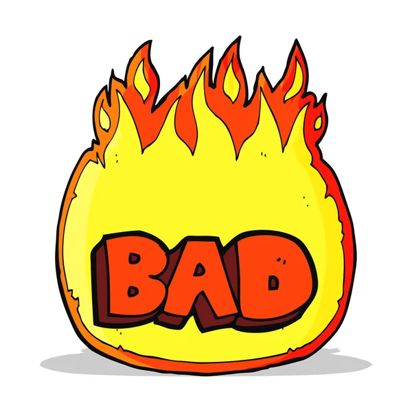 Cartoon bad sign Stock Vector by ©lineartestpilot 41162247