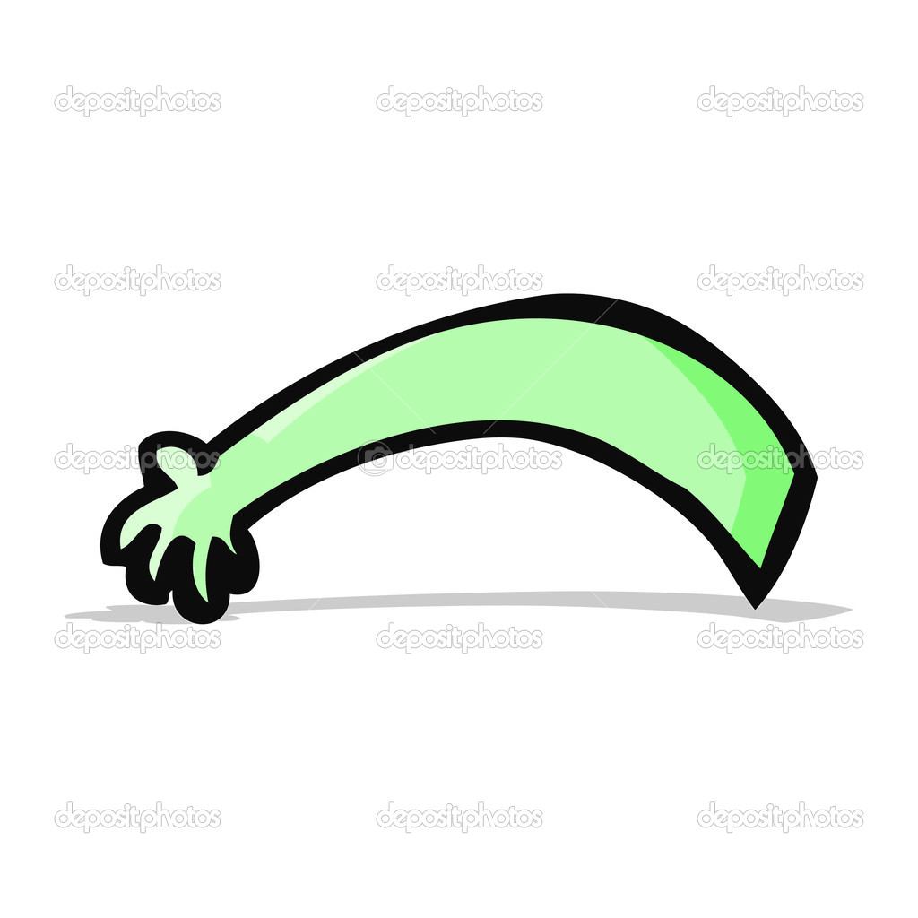 Cartoon alien arm Stock Vector by ©lineartestpilot 50031475