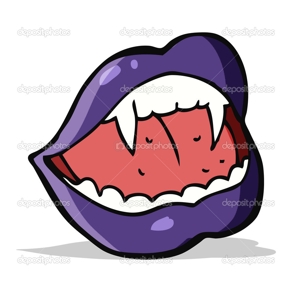 Cartoon vampire lips Stock Vector Image by ©lineartestpilot #50041315