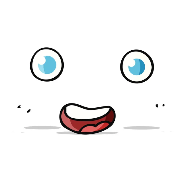 Cartoon staring face Stock Vector by ©lineartestpilot 48407033