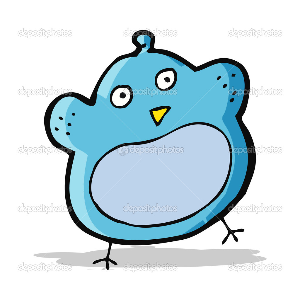 Cartoon fat bird Stock Vector Image by ©lineartestpilot #50111525