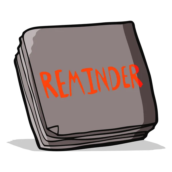 Cartoon reminder notes Stock Vector by ©lineartestpilot 101908220