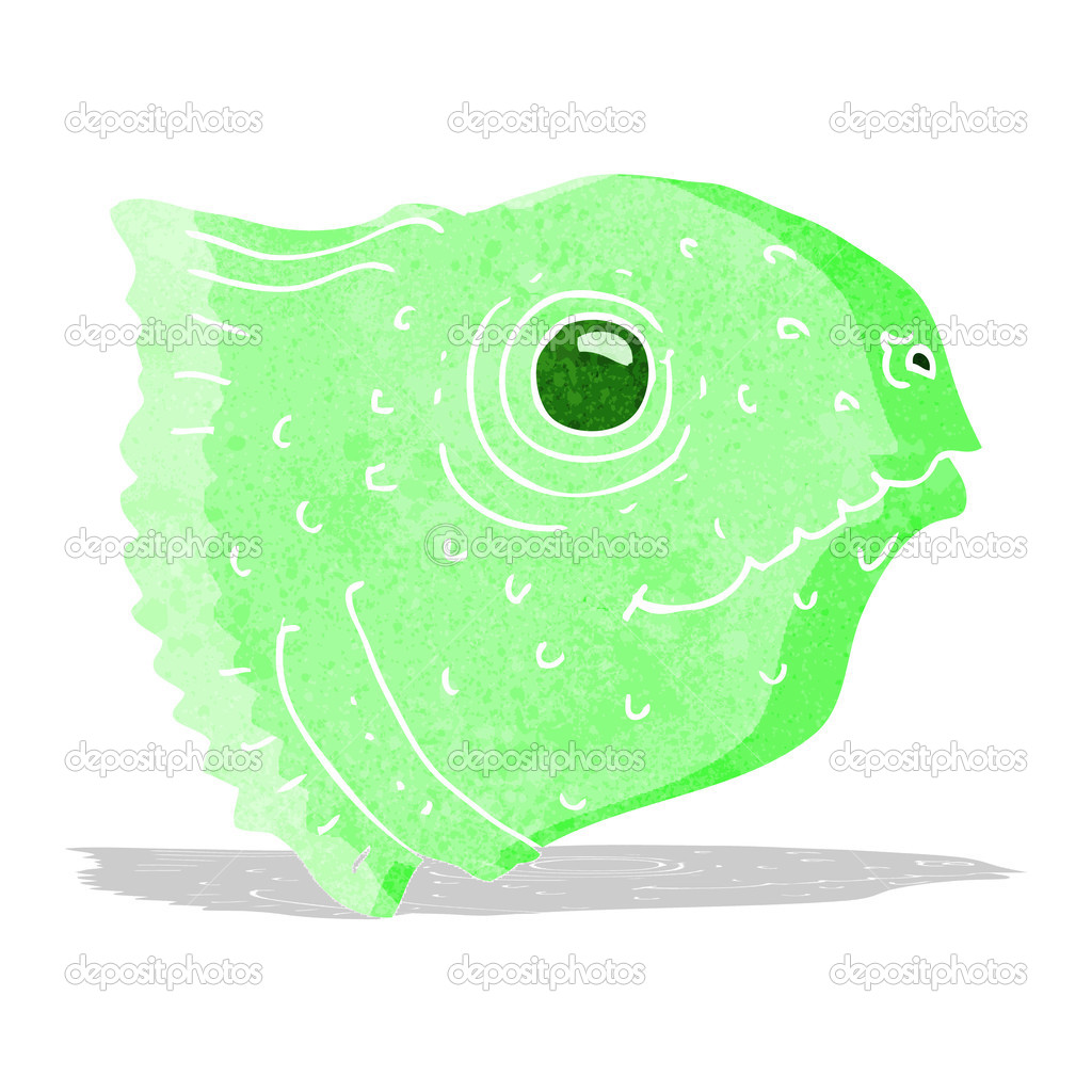 Cartoon fish head Stock Vector by ©lineartestpilot 50480977