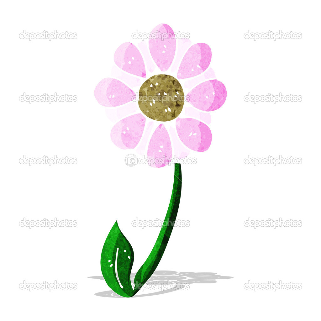 Cartoon flower Stock Vector by ©lineartestpilot 50483149
