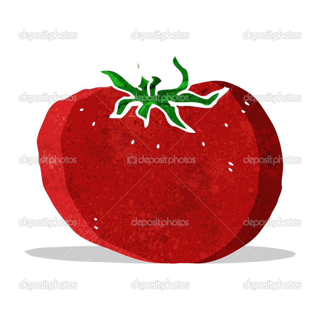 Tomate de dibujos animados Vector de stock por ©lineartestpilot 50492313