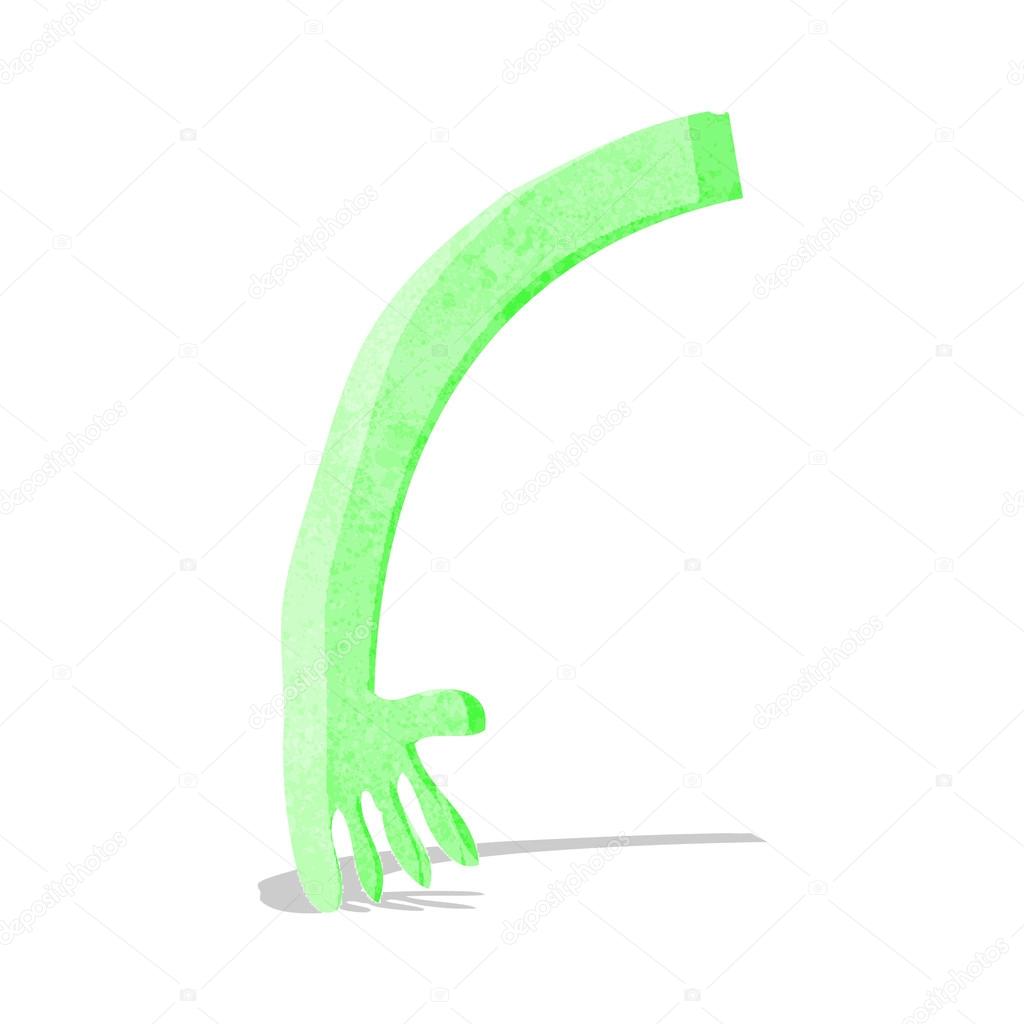 Cartoon monster arm Stock Vector by ©lineartestpilot 50494223