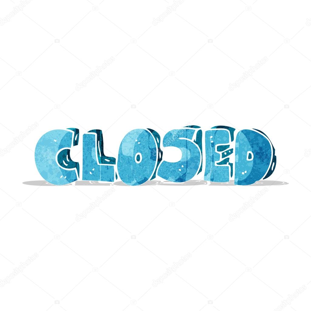 Cartoon closed symbol Stock Vector by ©lineartestpilot 50854721