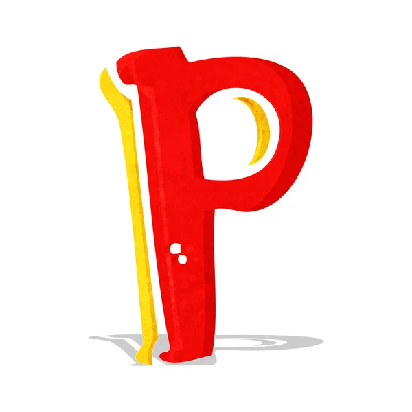 Comic cartoon letter P Stock Vector by ©lineartestpilot 73596657