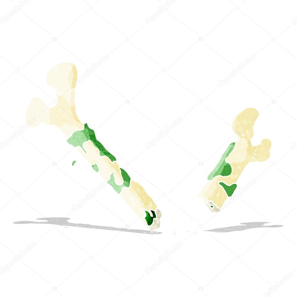 Gross broken bone cartoon Stock Vector Image by ©lineartestpilot #50864433