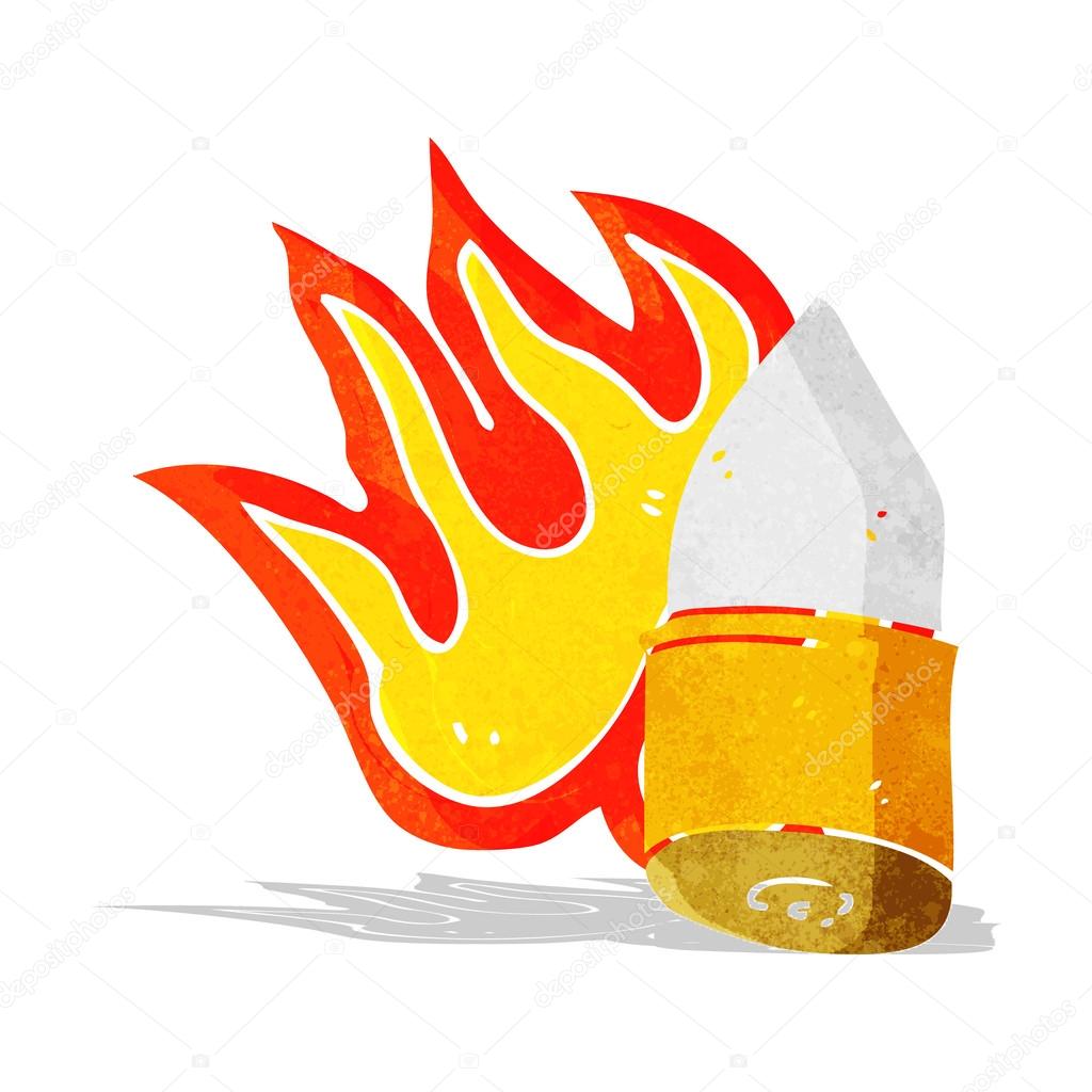 Cartoon bullet Stock Vector Image by ©lineartestpilot #50870457