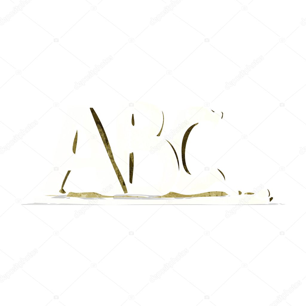 Huruf-huruf Cartoon ABC Vektor Stok oleh ©lineartestpilot 50872965