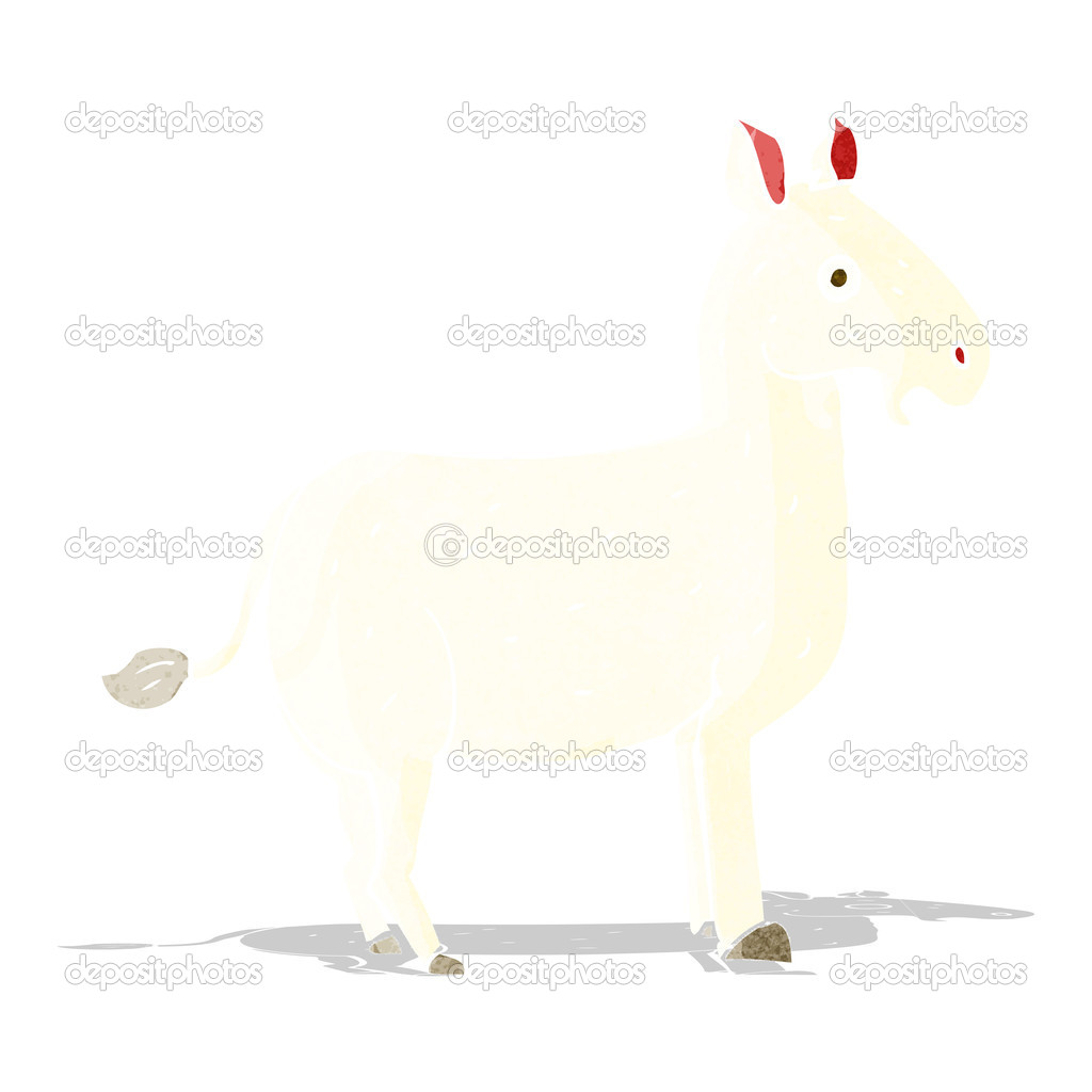 Mula de dibujos animados Vector de stock por ©lineartestpilot 50874425