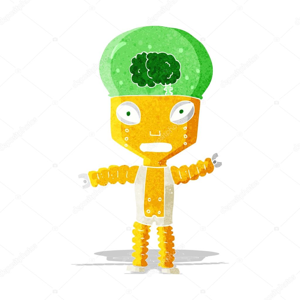 Dibujos animados futuro robot Vector de stock #51085985 de ©lineartestpilot