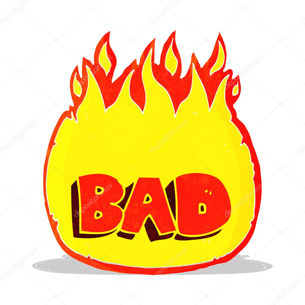 Cartoon bad sign Stock Vector Image by ©lineartestpilot #51087507