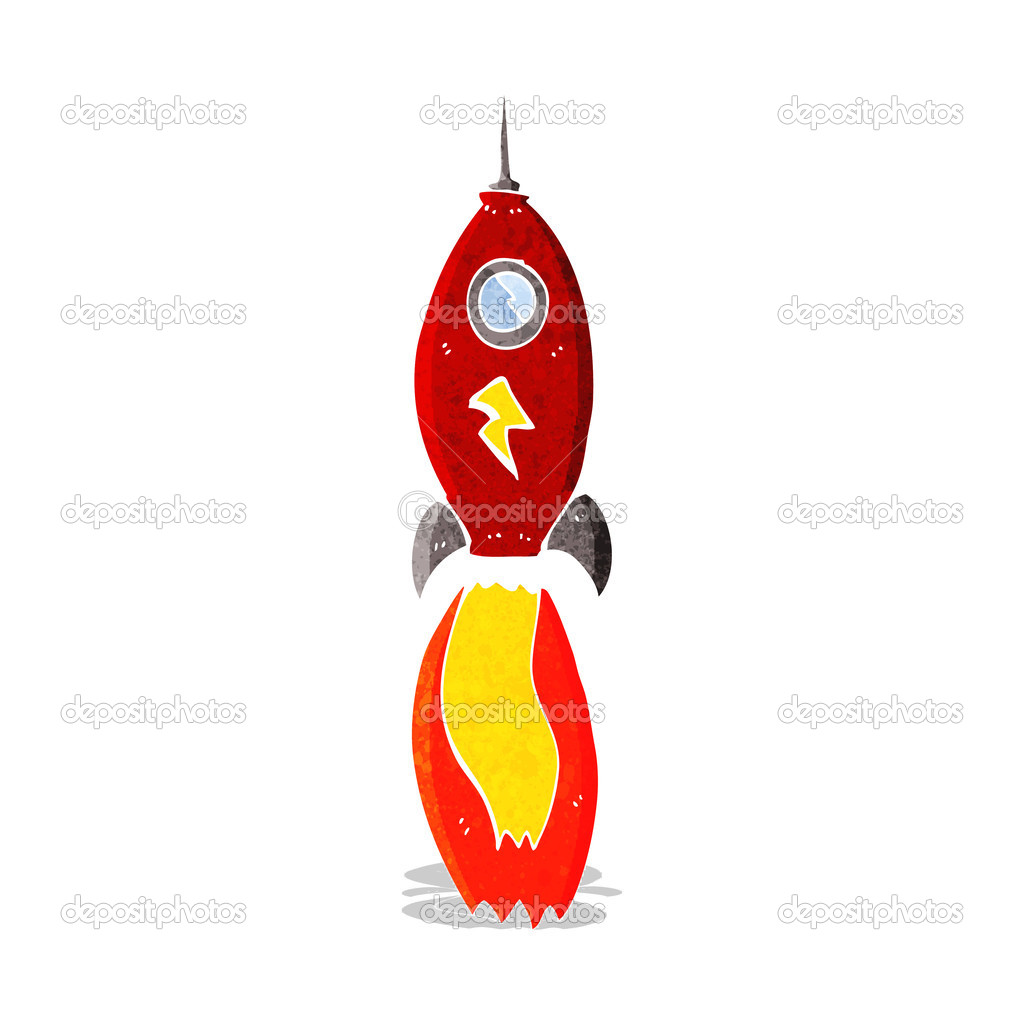 Cartoon rocket Stock Vector Image by ©lineartestpilot #51099089