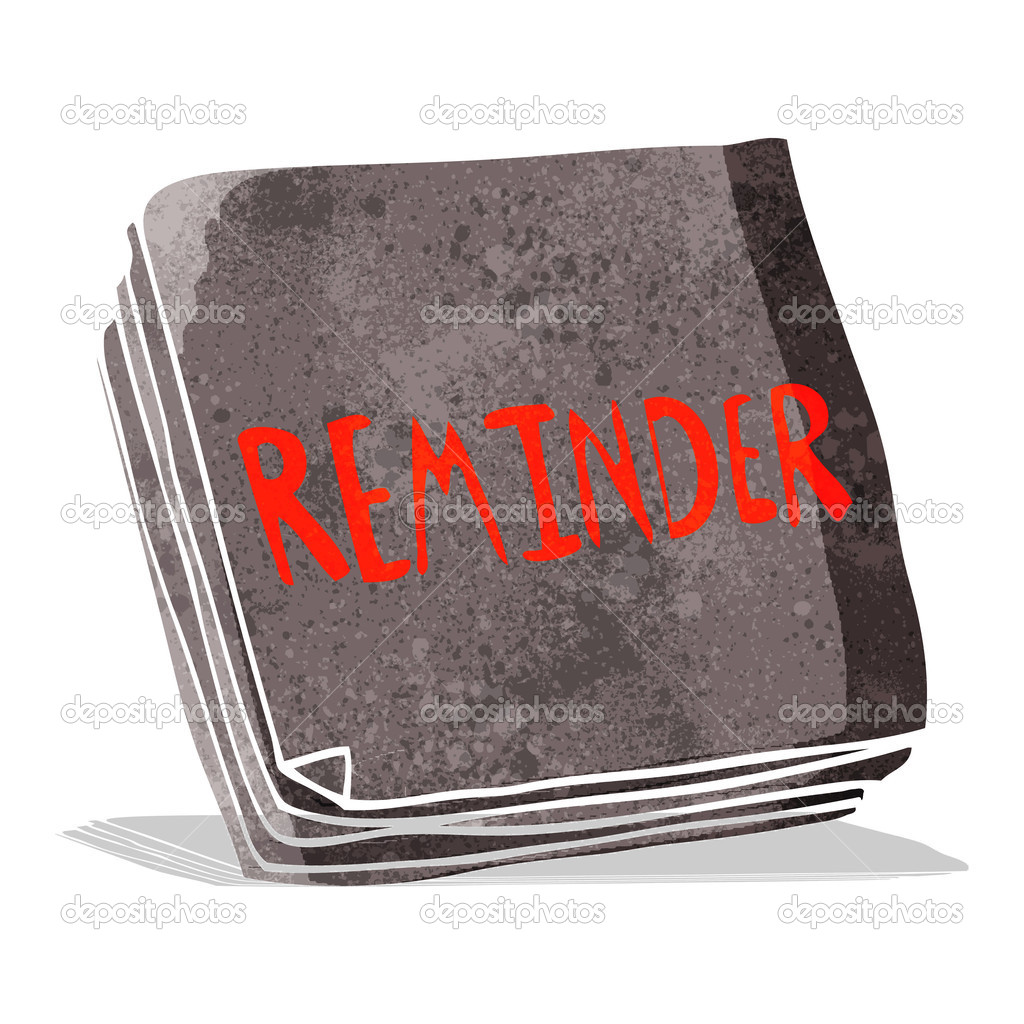 Cartoon reminder notes Stock Vector by ©lineartestpilot 51101743