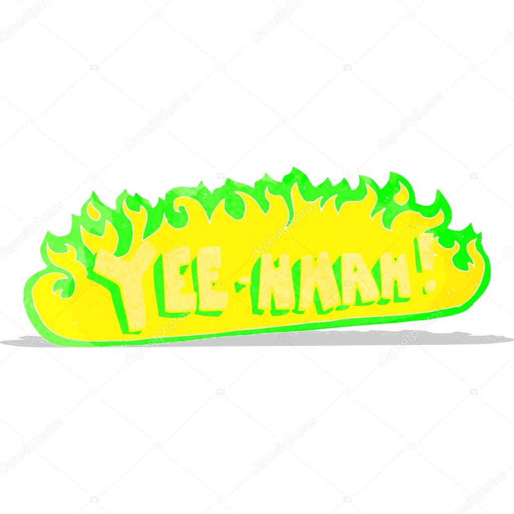 Yee hah! cartoon Stock Vector Image by ©lineartestpilot #51454489