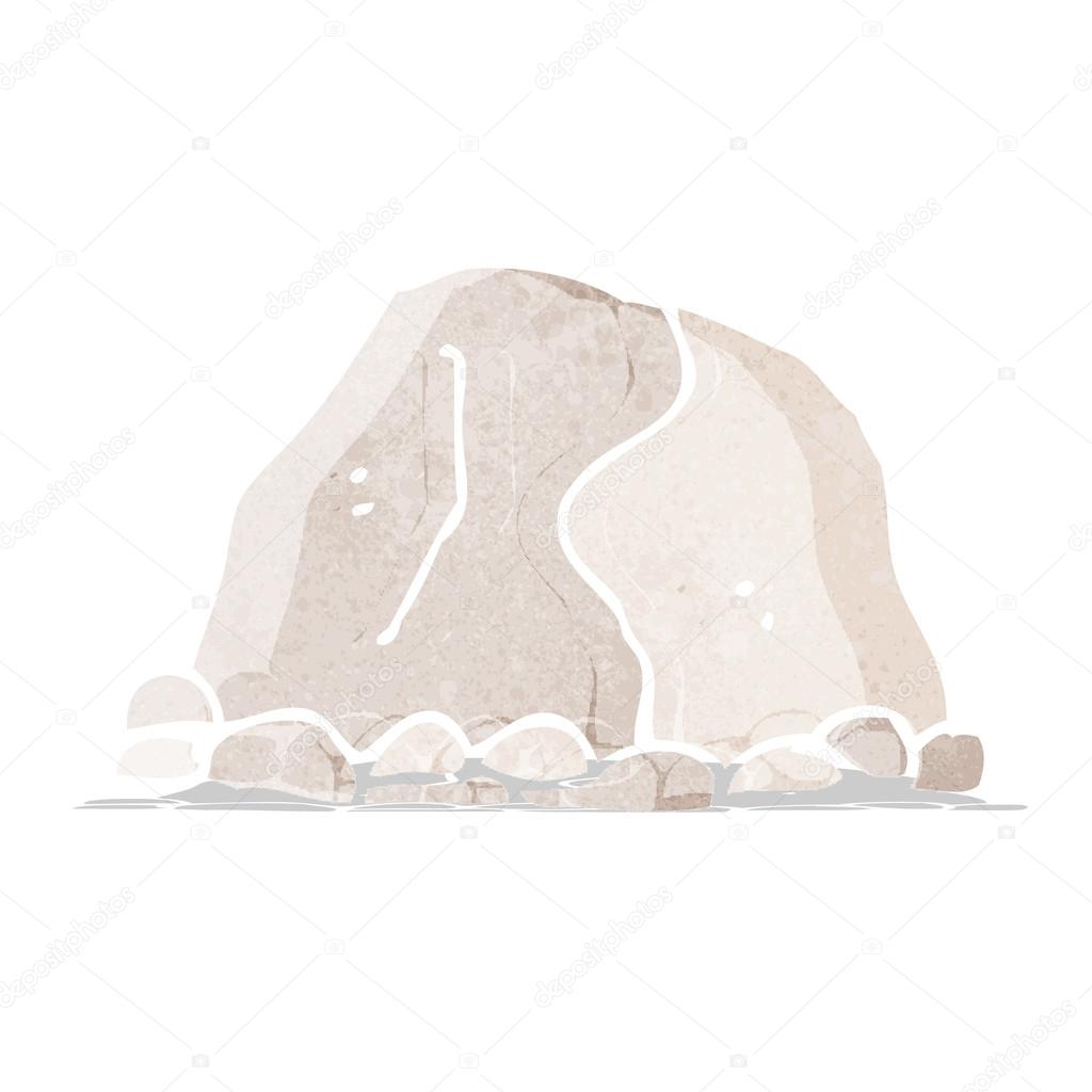 Cartoon large rock Stock Illustration by ©lineartestpilot #51582893