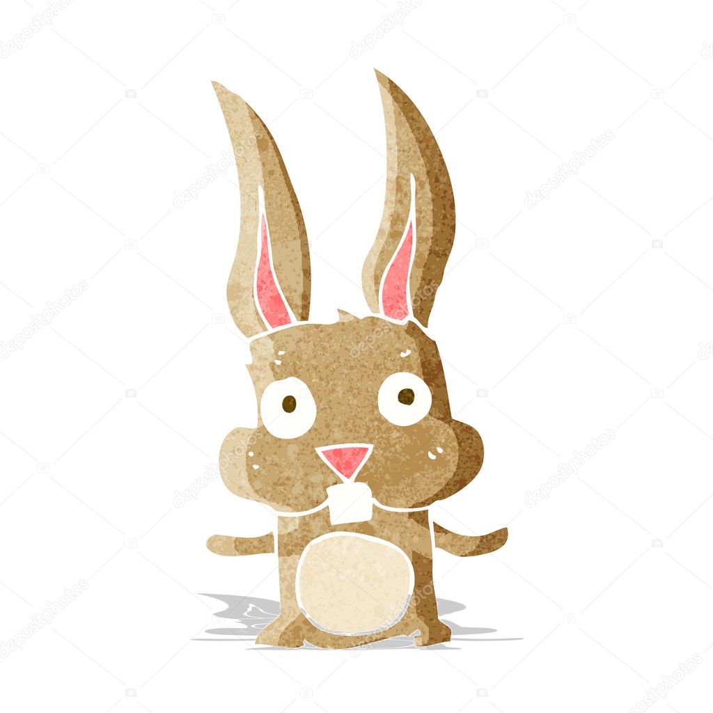 Conejo de dibujos animados Vector de stock #51609591 de ©lineartestpilot