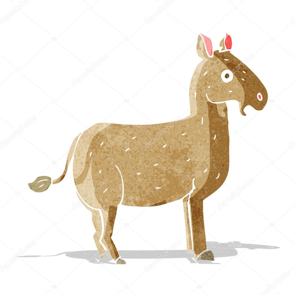 Mula de dibujos animados Vector de stock #51624131 de ©lineartestpilot