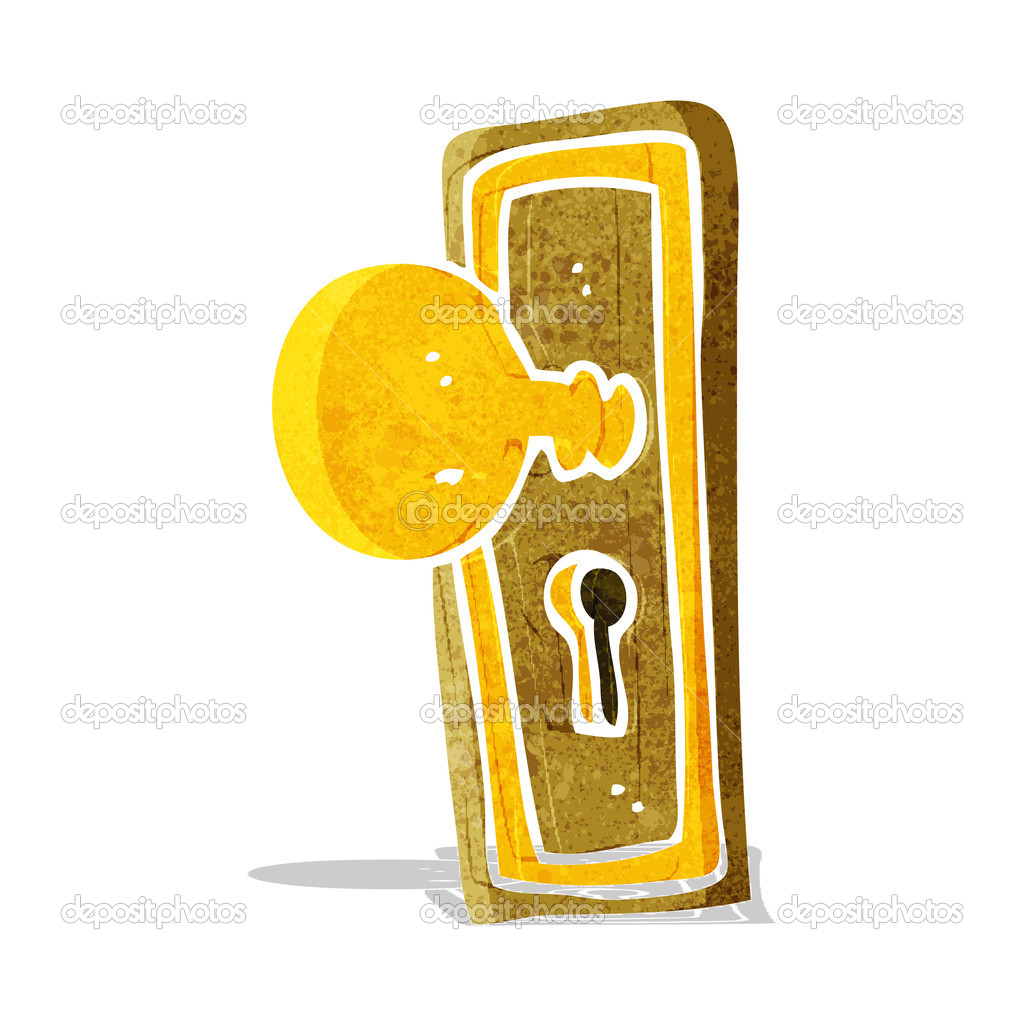 Cartoon door knob Stock Vector Image by ©lineartestpilot #51624341