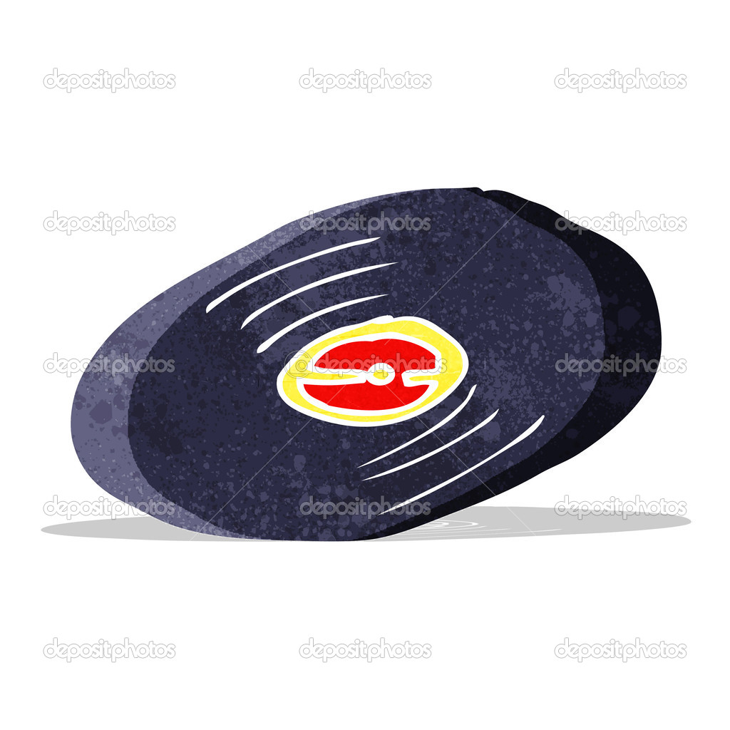 Cartoon vinyl record Stock Vector by ©lineartestpilot #51710805