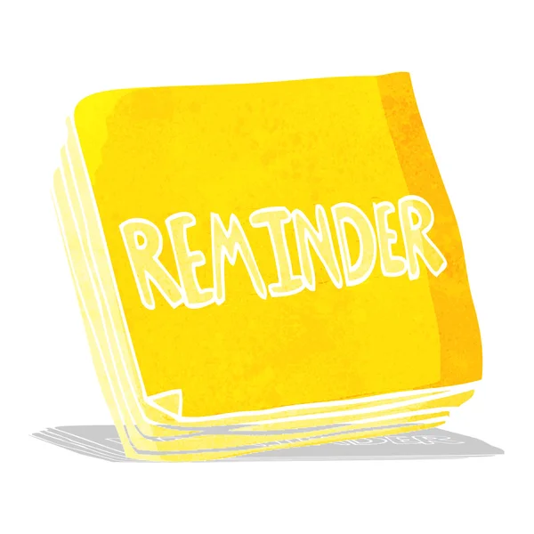 Cartoon reminder notes Stock Vector by ©lineartestpilot 38157601