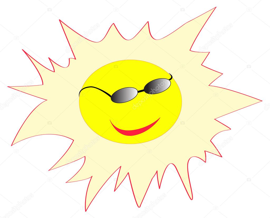 The sun wearing spectacles — Stock Photo © Humming89 #12657866