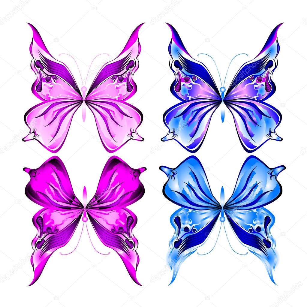 Butterflies Stock Vector Image by ©Humming89 #13256434