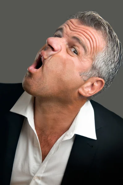 Man squeezed behind glass window Stock Photo by ©ridofranz 12660306