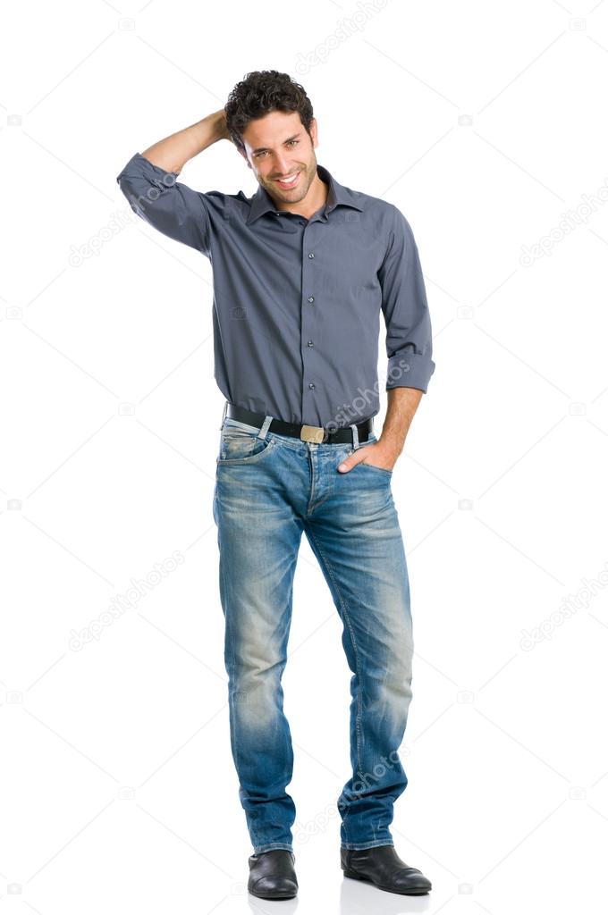 Smiling guy full length Stock Photo by ©ridofranz 12765239