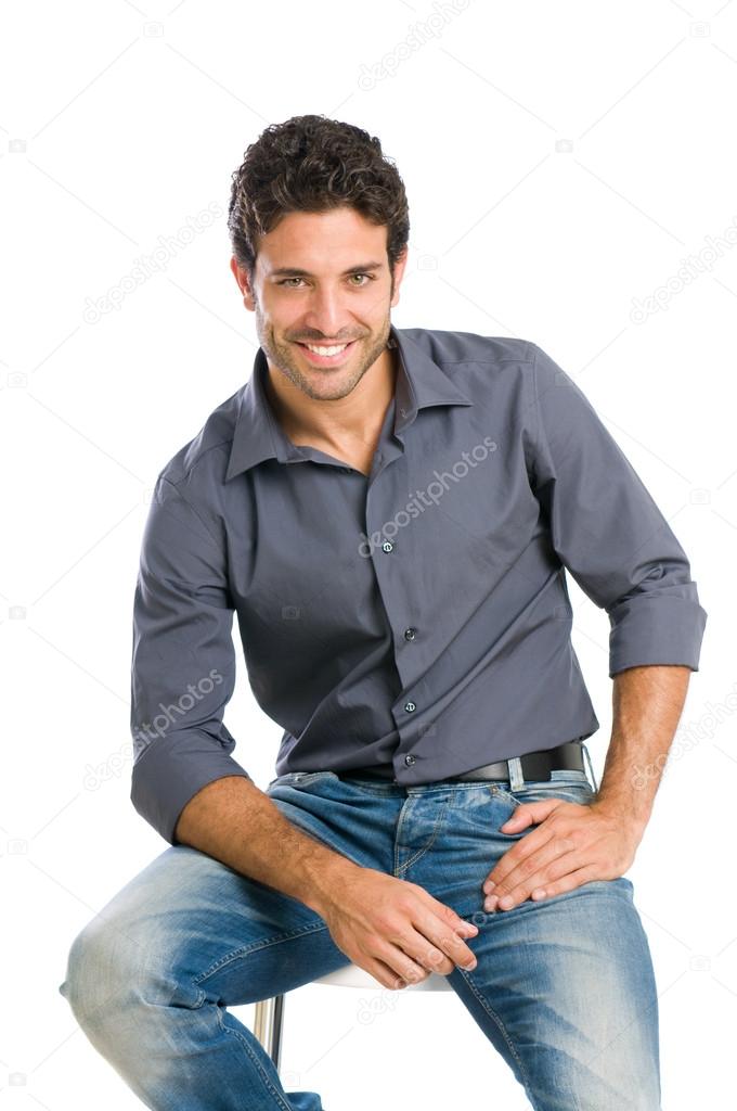 Stylish happy guy Stock Photo by ©ridofranz 12765243