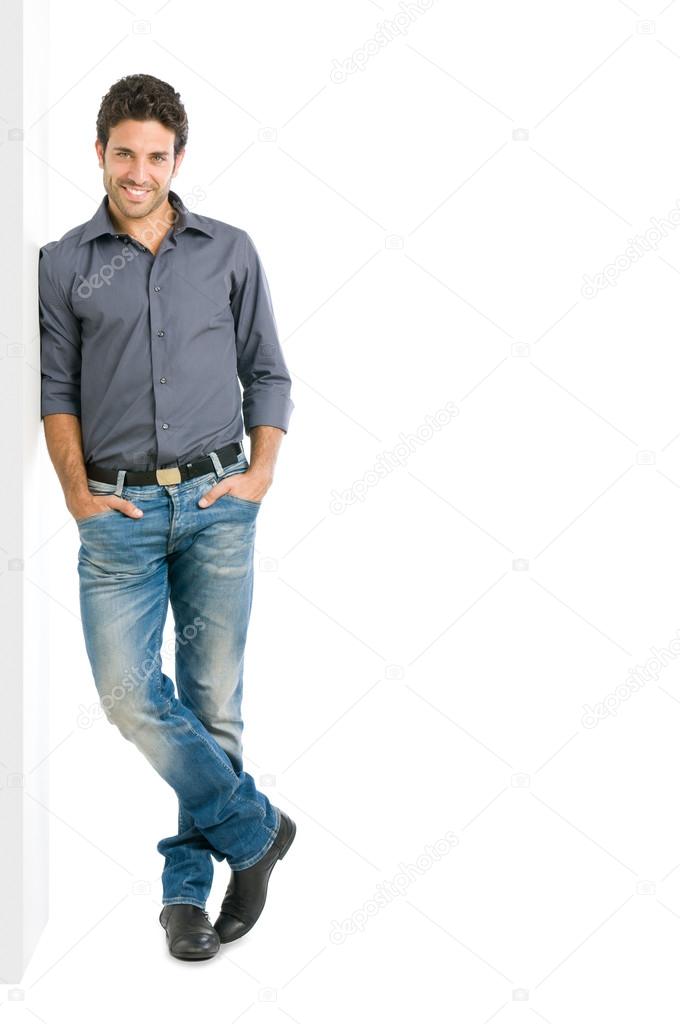 Smiling man full length — Stock Photo © ridofranz #12765245