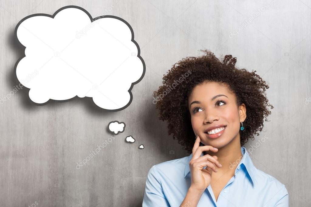 Thinking woman — Stock Photo © ridofranz #22675241