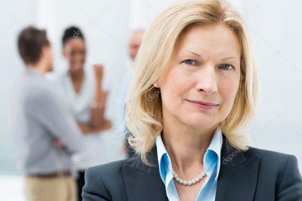 Portrait Of Senior Businesswoman Stock Photo by ©ridofranz 24462117