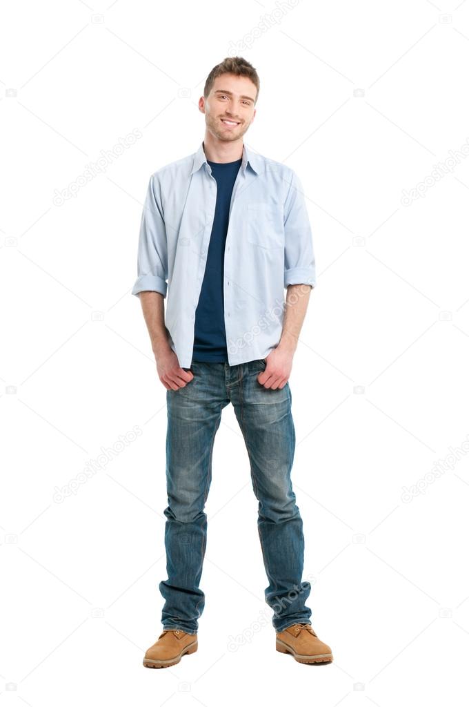 Smiling guy full length Stock Photo by ©ridofranz 30589095
